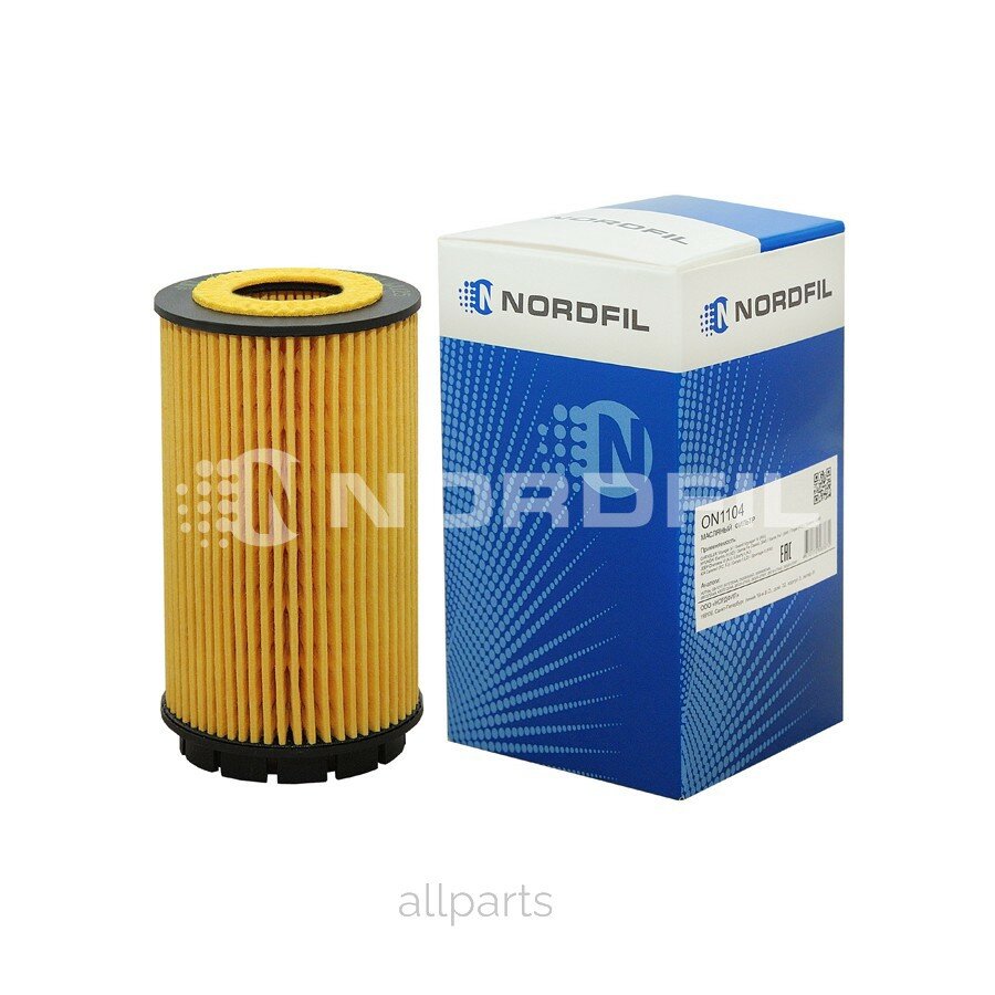 NORDFIL ON1104 Фильтр масляный CHRYSLER Voyager Grand Voyager HYUNDAI Elantra Santa Fe I Trajet Tucson JEEP C