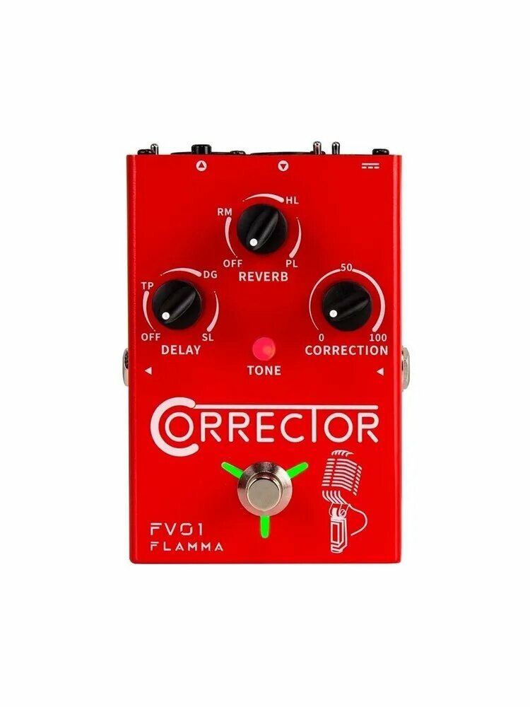 FLAMMA FV01 Процессор вокальных эффектов, Гитарные педали красные