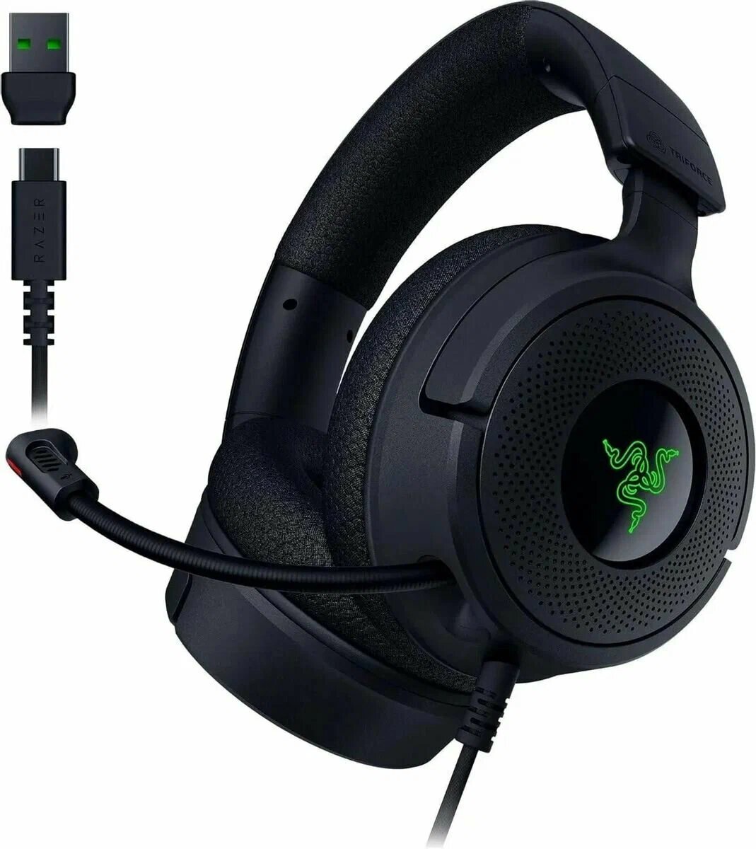 Проводные наушники Razer Kraken V4 X, Чёрный (RZ04-05180100-R3M1)