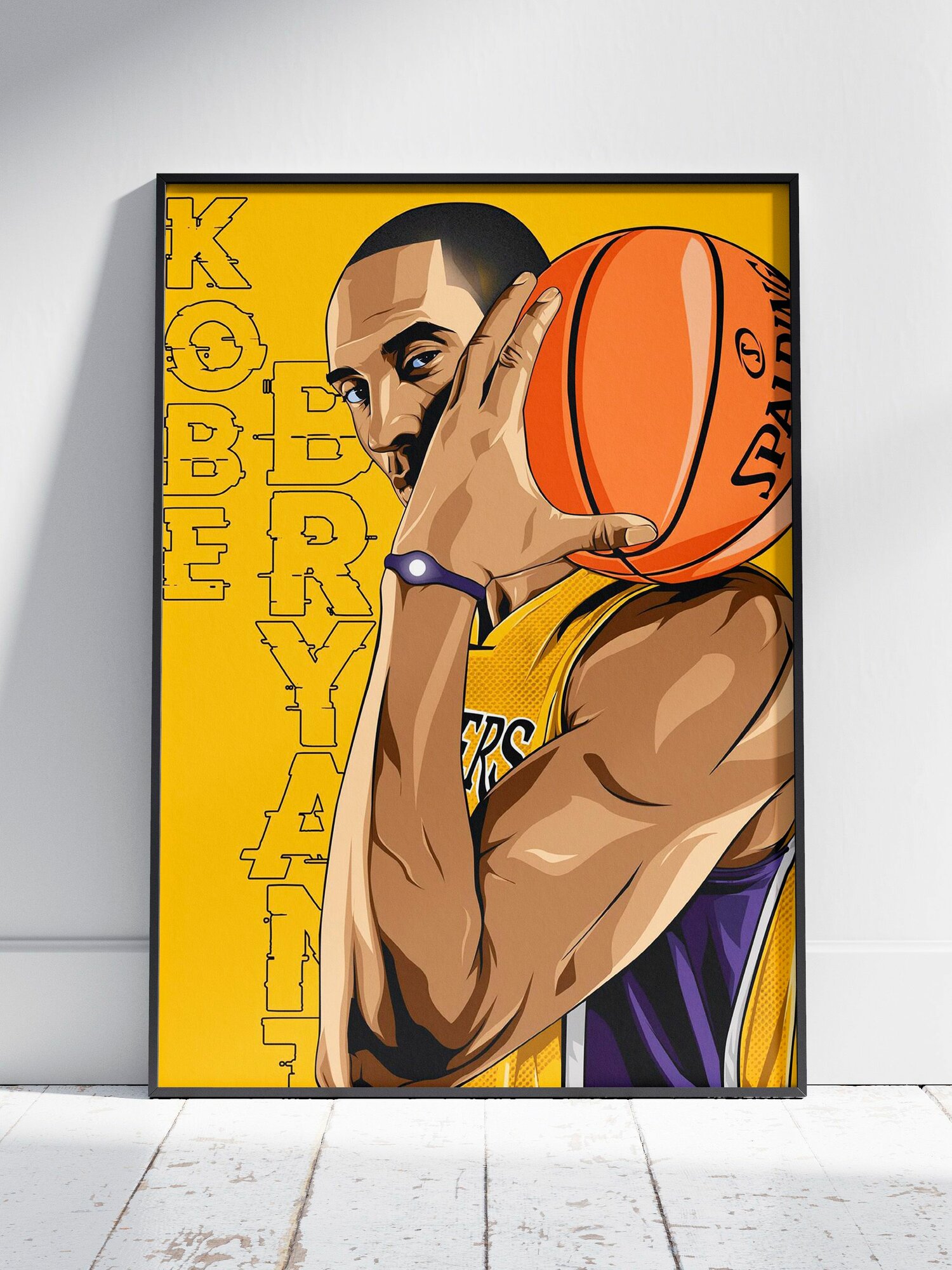 Плакат на стену для интерьера Коби Брайант (Kobe Bryant 30) - Постер по спорту и физической активности формата A3 (30x42 см)