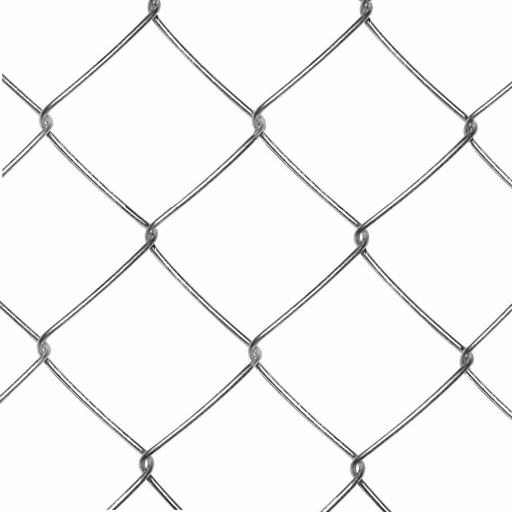 Сетка рабица 1Marka, оцинкованная, стальная, серая, 55x55мм, 2x10м