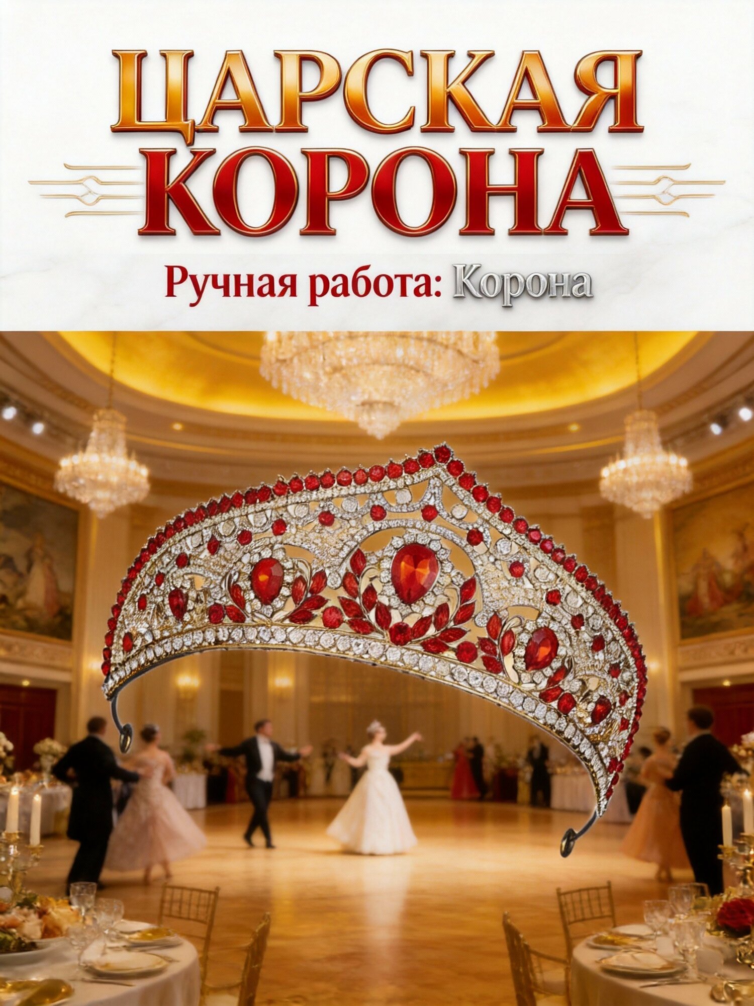 Ручная корона со стразами, свадебный металлический головной убор с регулировкой размера для невесты и торжеств, восемь вариантов цвета