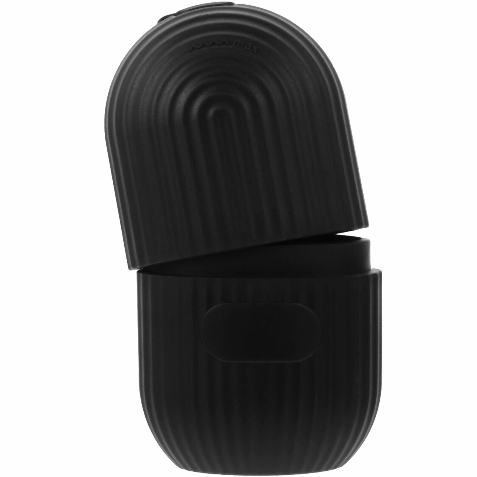 Силиконовая массажная маска для лица / кубик льда / полотенце для лица с горячим и холодным компрессом (черное)