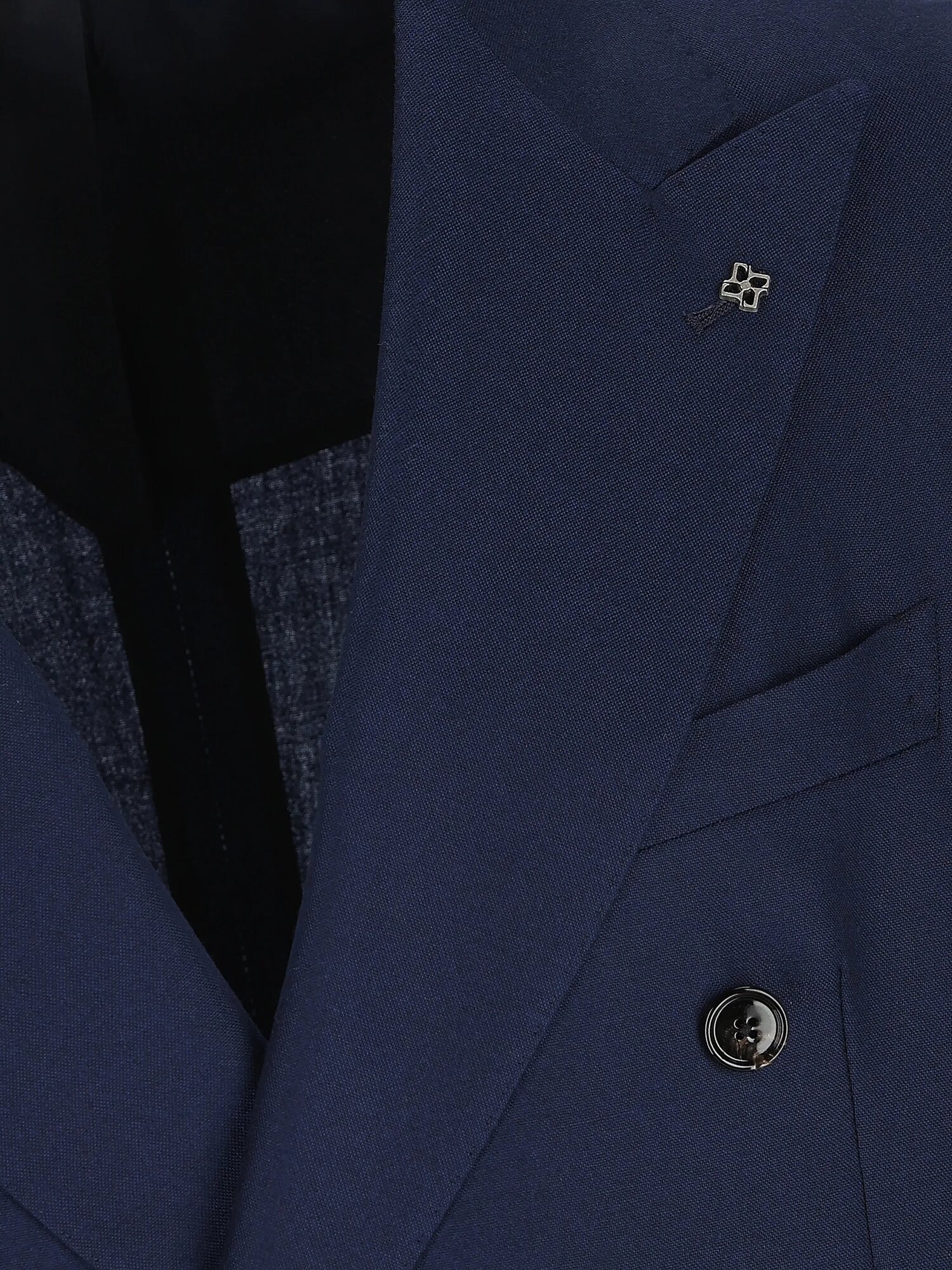 Куртка Tagliatore Double-breasted peak-lapel jacket, размер 50, blue — фото 1