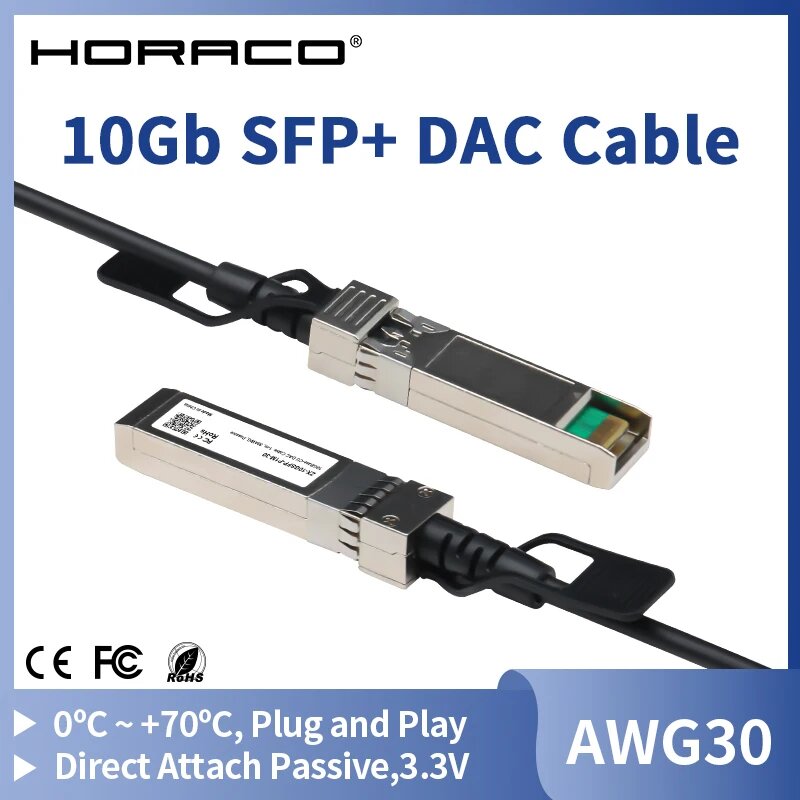 Кабель HORACO 10G SFP+ медный 2M AWG30