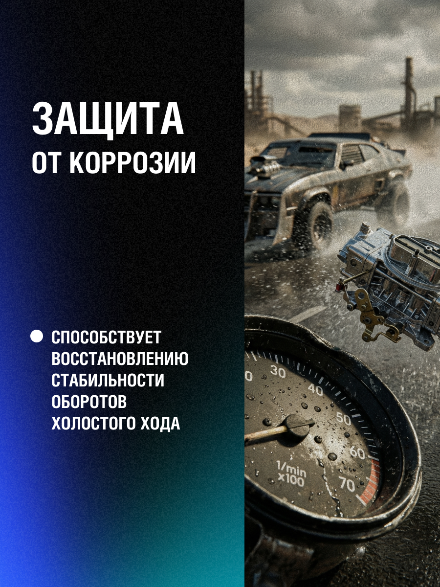Очиститель карбюратора EFELE, 520 мл, профессиональный аэрозоль — фото 1