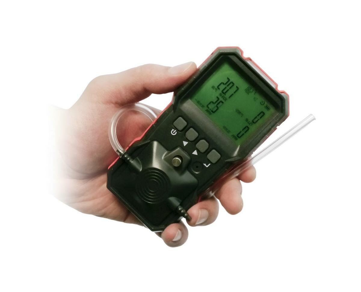 Портативный переносной анализатор газов HT-WT88-12(3.6V) (W4544RU) - газоанализатор четырех видов: О2, со, H2S. Тревожное оповещение.