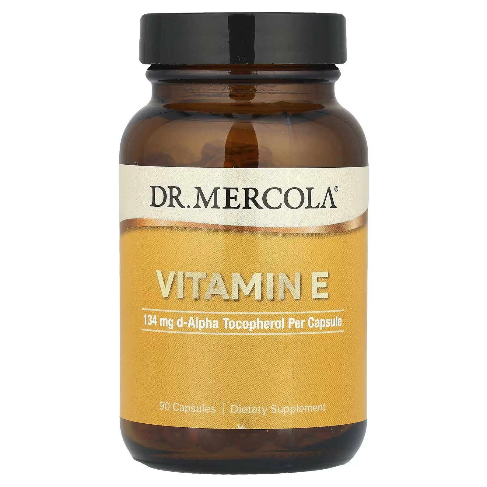 Dr. Mercola, Vitamin E, Витамин E, 90 капсул