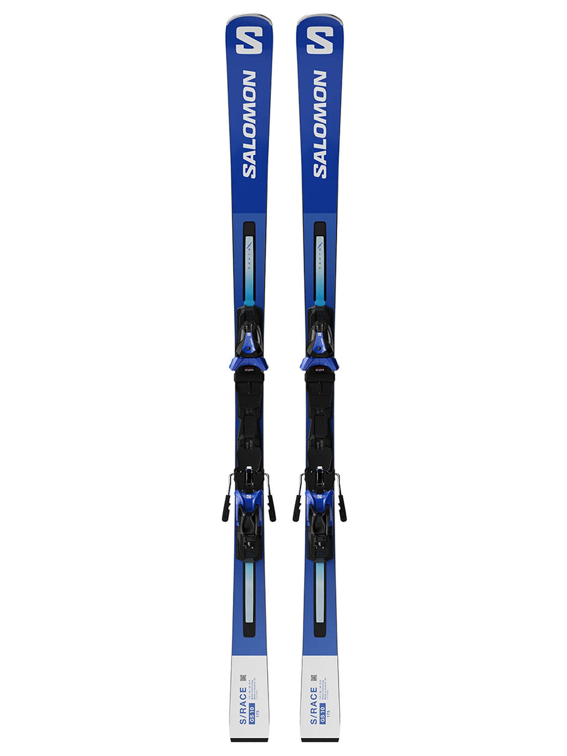 Горные лыжи с креплениями Salomon S/Race GS 10 + MI12 GW 25/26 , для мужчин , Синий