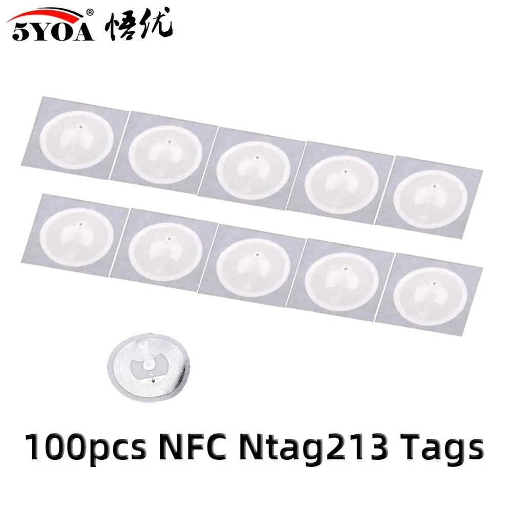 NFC метки 5YOA 100NFC213FY 13,56 МГц