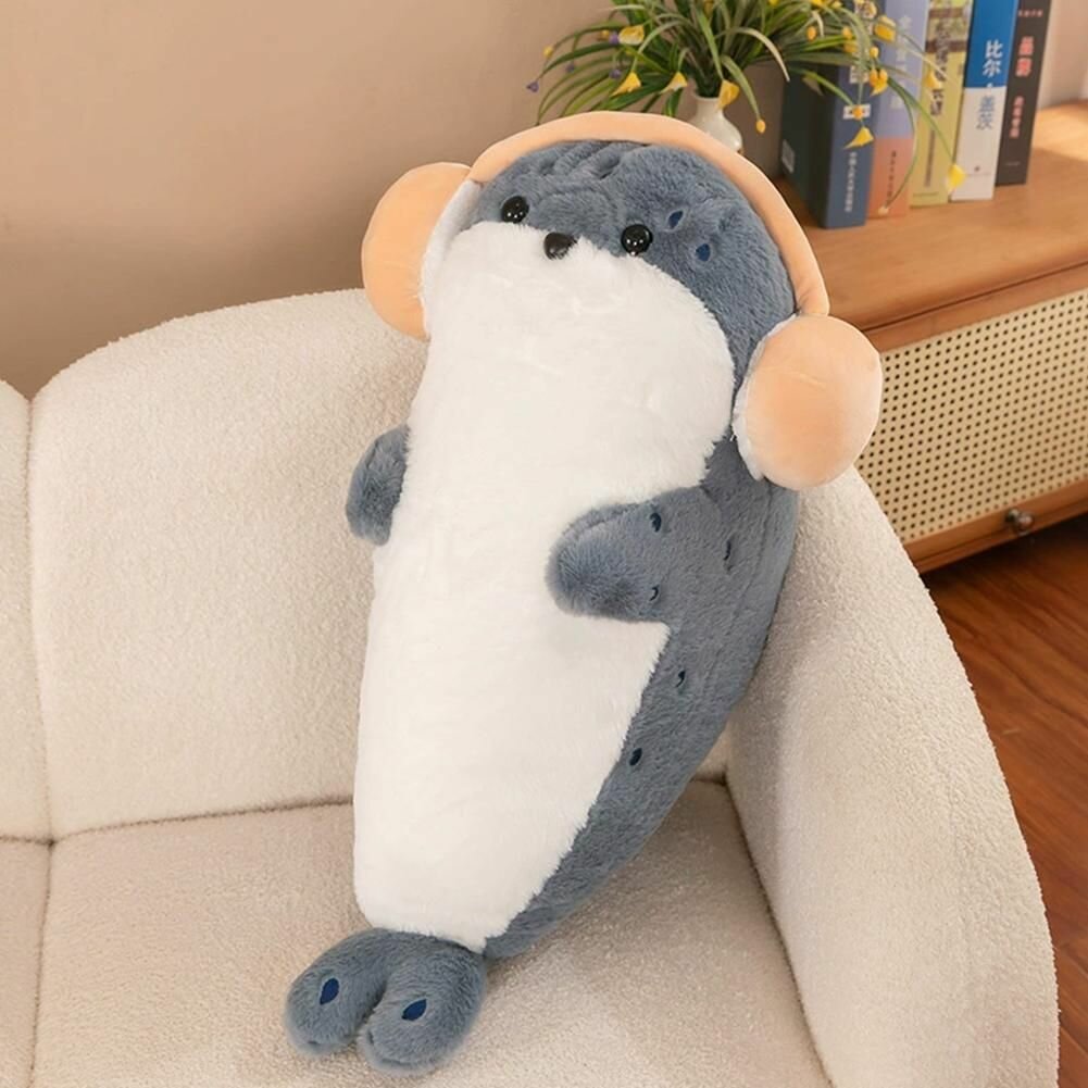 Мягкая игрушка-подушка в виде тюленя,50cm
