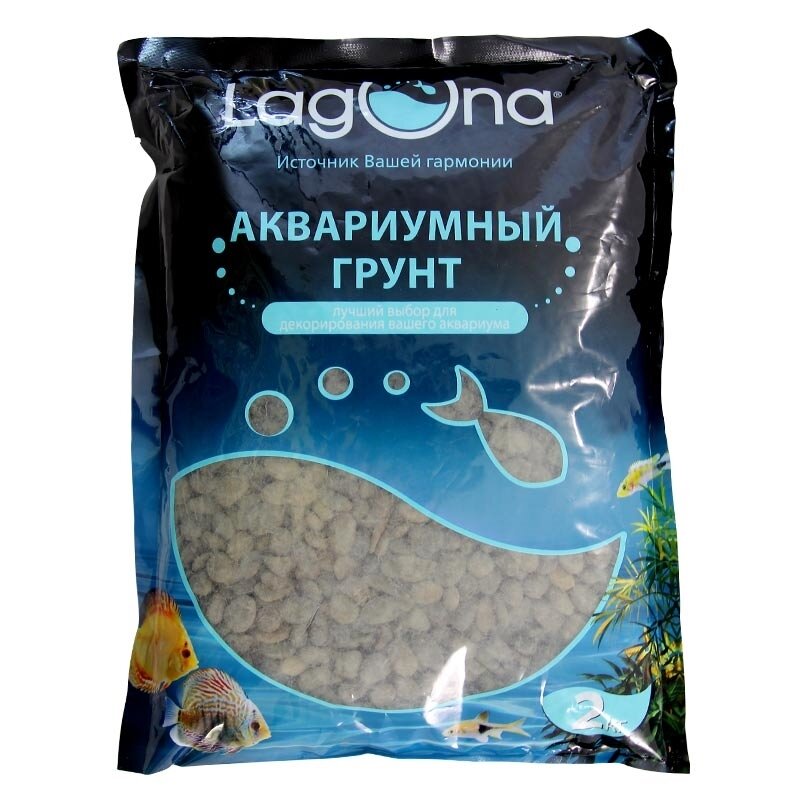 Laguna грунт, 3-5 мм, 2 кг, черный