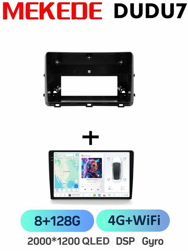 Магнитола Mekede 10" DUDU7 8/128 Gb для Kia Ceed 3 CD 2018-2022 для Android магнитол с канбасом carpay Android