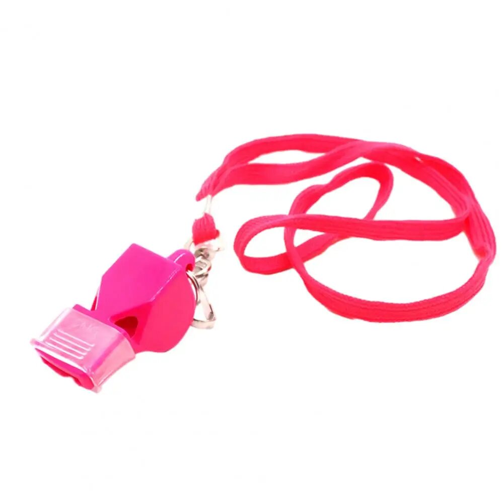 Розовый свисток спортивный с шнурком Rose Red
