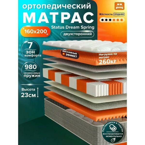 Матрас VEGARUS Status Dream 160x200