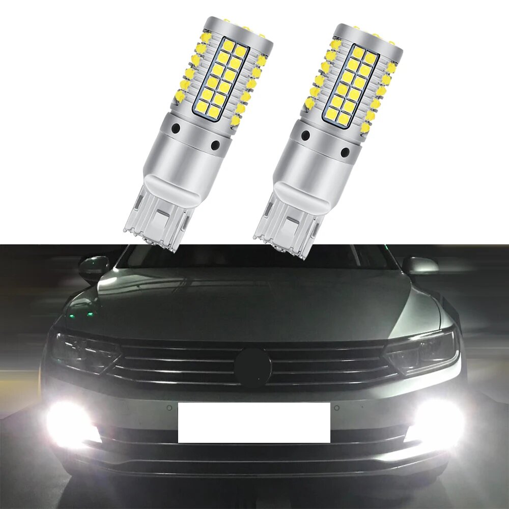 Дневные ходовые огни, светодиодсветодиодный ДХО для Volkswagen VW PASSAT 3G B8 2015-2020, 1500 лм, Canbus T20 W21W 7440, 2 шт.