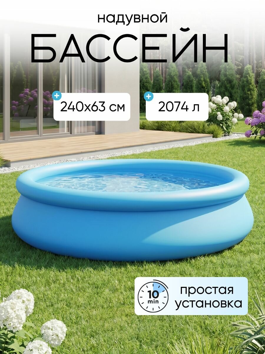 Бассейн надувной круглый