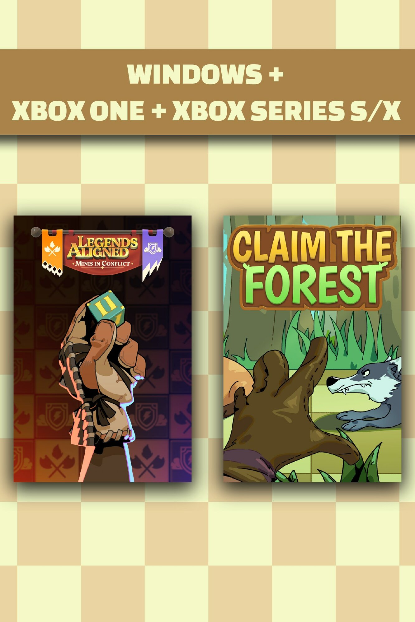 Набор Claim the Forest / Legends Aligned: Minis in Conflict (Bundle) — Xbox Series X|S, Xbox One, PC — Цифровая версия
