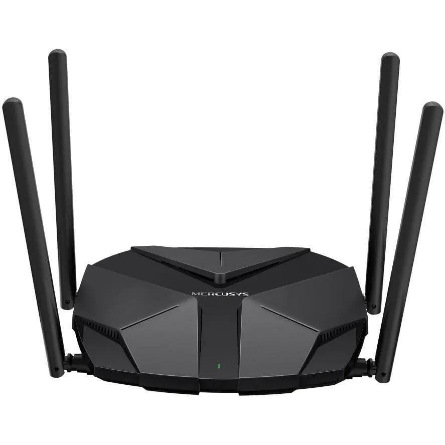 Wi-Fi роутер MERCUSYS MR85X, Wi-Fi 6, AX3000, 2.4/5ГГц, 3 LAN, черный