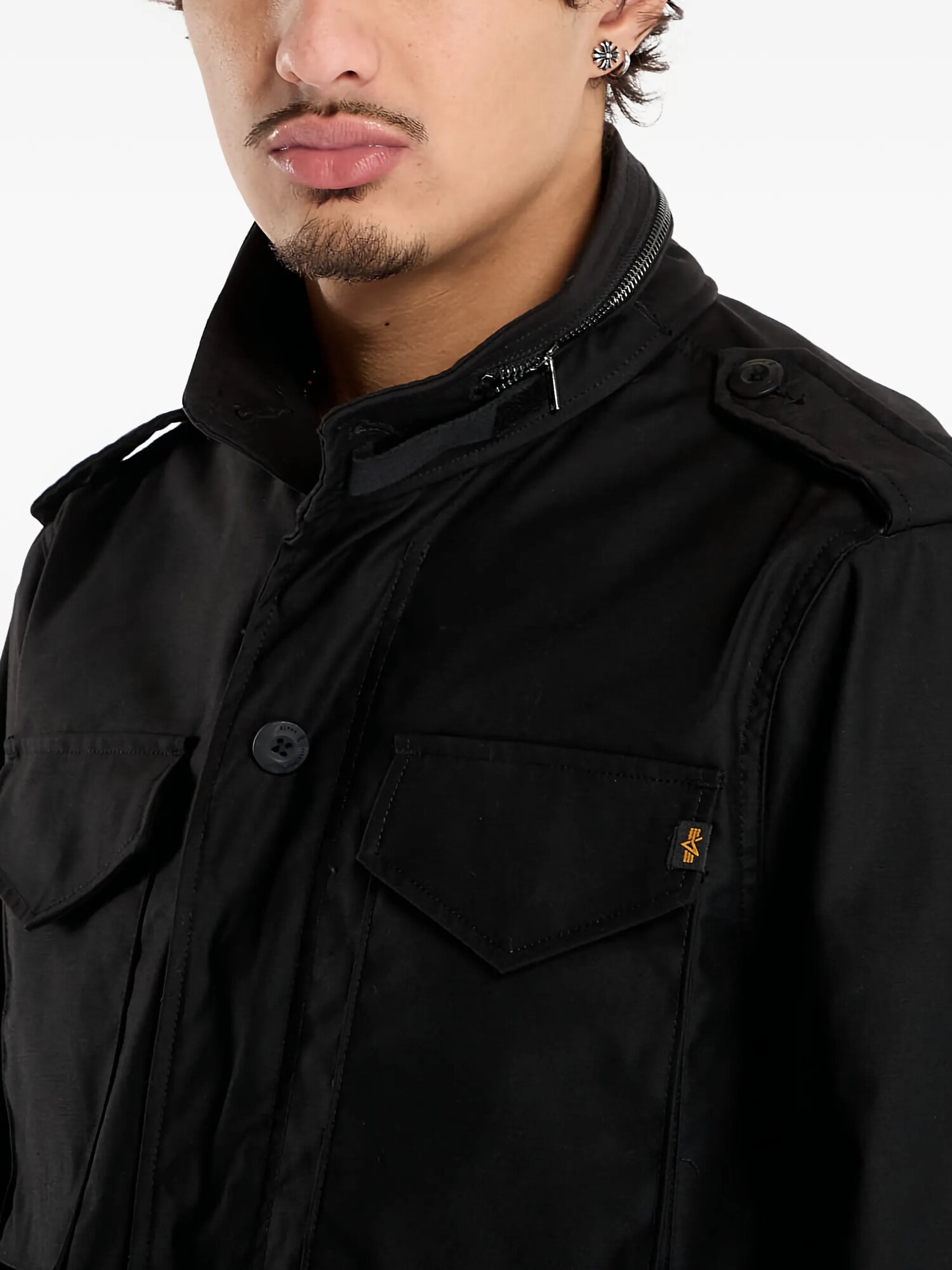 Куртка ALPHA INDUSTRIES Studio M-65, размер L, black/black — фото 1