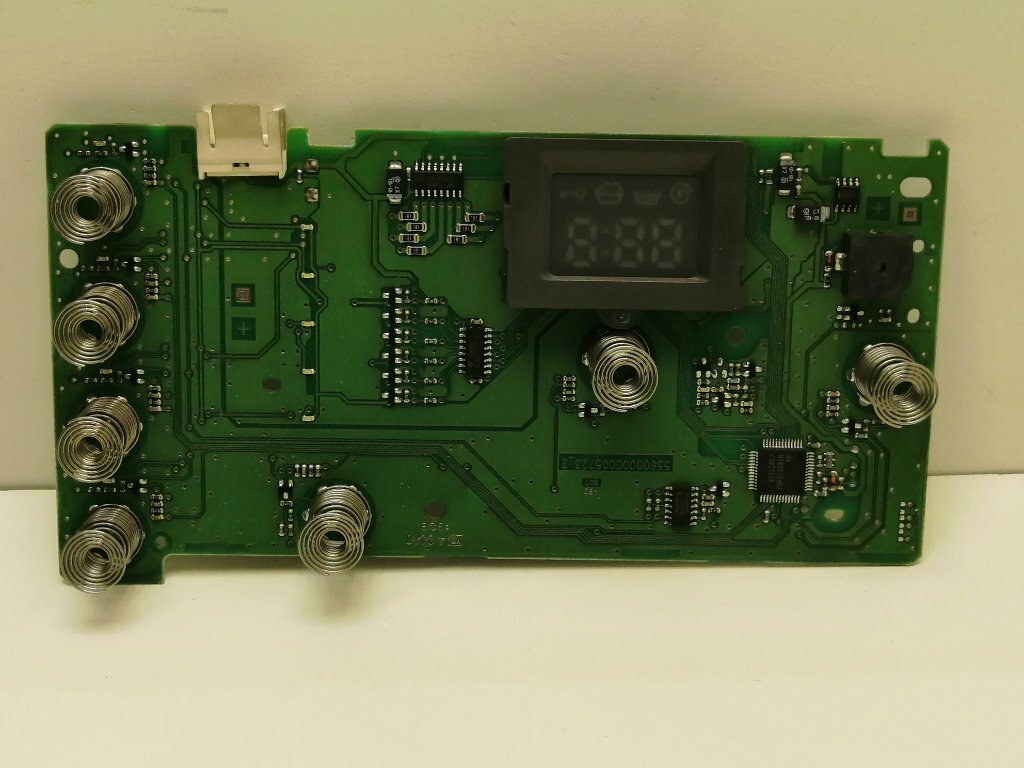 WLX20362OE/19 кт116 Модуль индикации для стиральной машины Bosch 55600079301 б/у