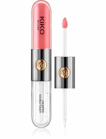 Губная помада KIKO Milano Unlimited Double Touch, оттенок 112 satin peach rose, 6 мл