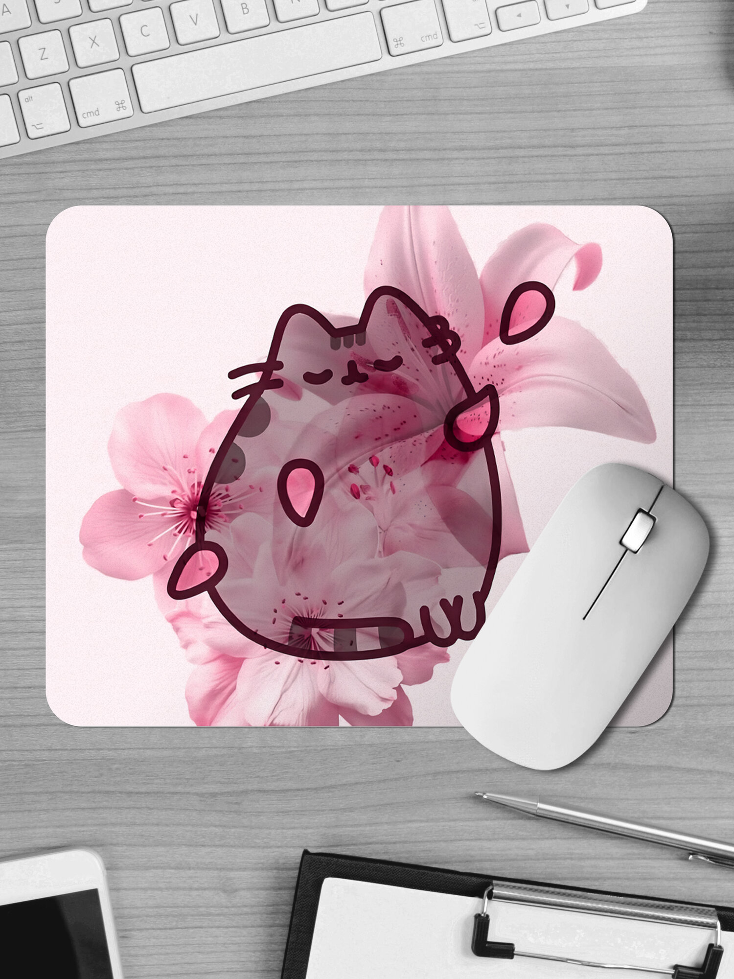 Коврик для мыши пушин Pusheen кот