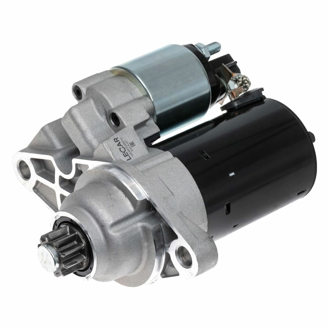 Стартер 1,1 кВт, 10 зубьев, тип Bosch Skoda Octavia II 04-13, Rapid 12-15 VW Polo IV, V 01-15, Gol LECAR LECAR000289702