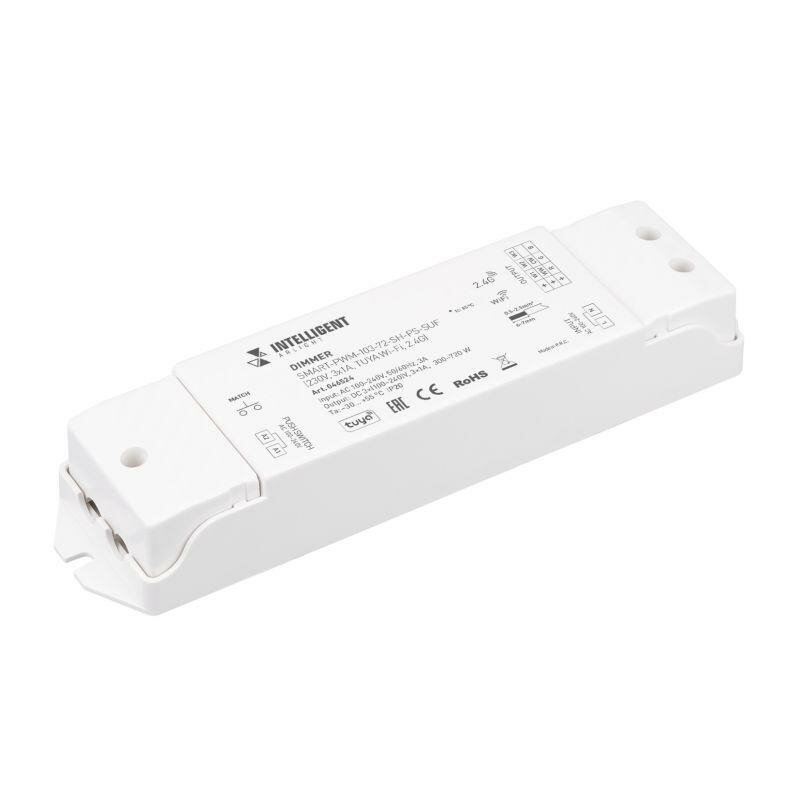 Диммер SMART-PWM-103-72-SH-PS-SUF 230В 3х1А TUYA Wi-Fi 2.4G IP20 пластик INTELLIGENT ARLIGHT 046524