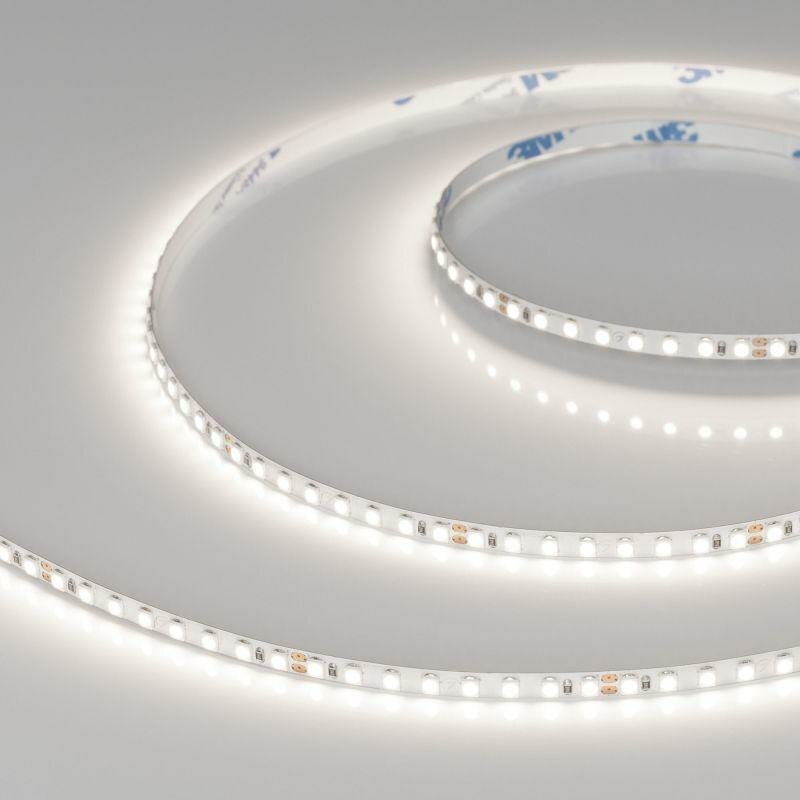 Лента светодиодная RT-A160-5mm 24V Day 5000К 9.6Вт/м IP20 2835 открыт. (уп.5м) Arlight 037801