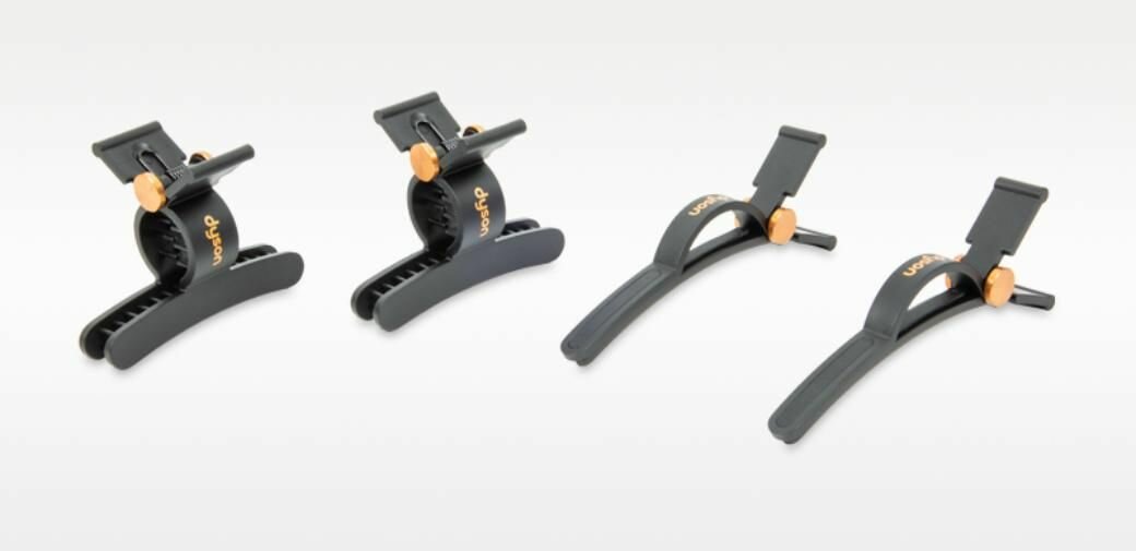 Заколки для волос Dyson 4 шт, цвет Черный/золото
