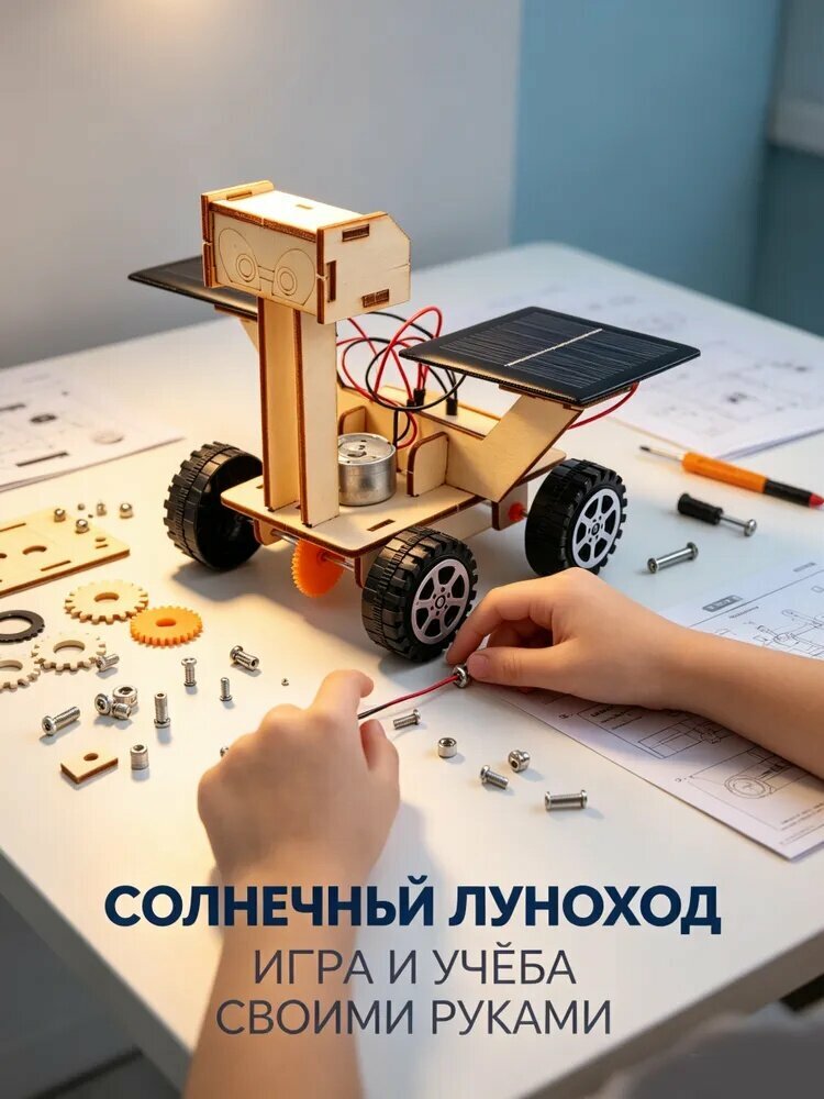 Технологическое малогабаритное производство, самодельные изделия, солнечный луноход