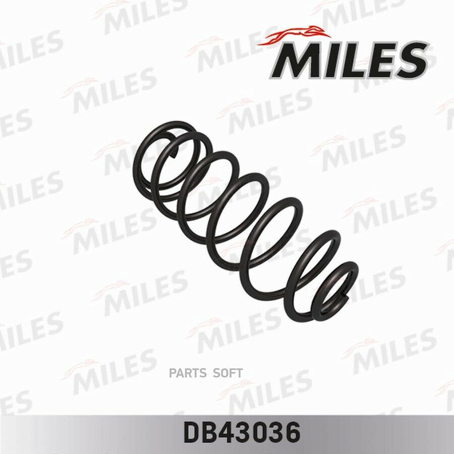 MILES DB43036 Пружина подвески CHEVROLET CRUZE/OPEL ASTRA J задняя ()