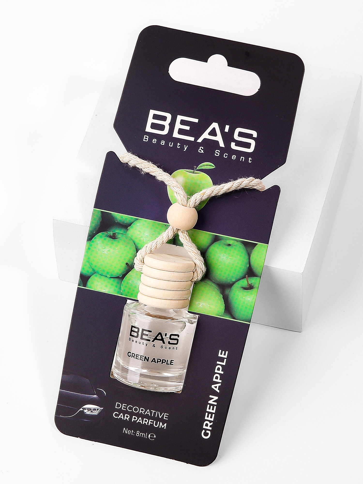 Ароматизатор для автомобиля Зеленое Яблоко 8 ml BEAS