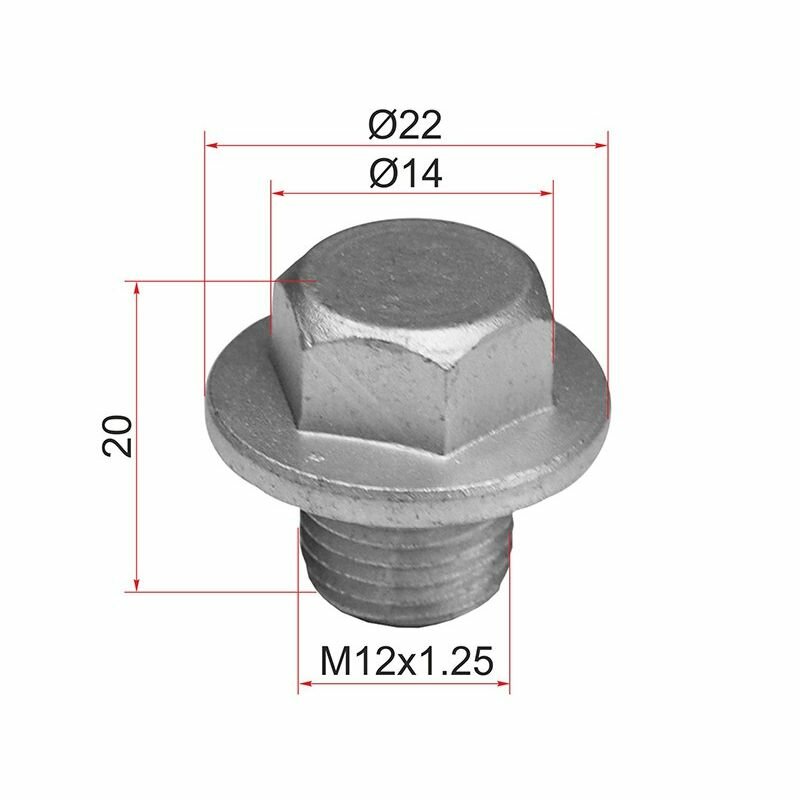 Пробка SAT ST-90341-12023 Toyota Crown 89-91 / Land Cruiser 98-12