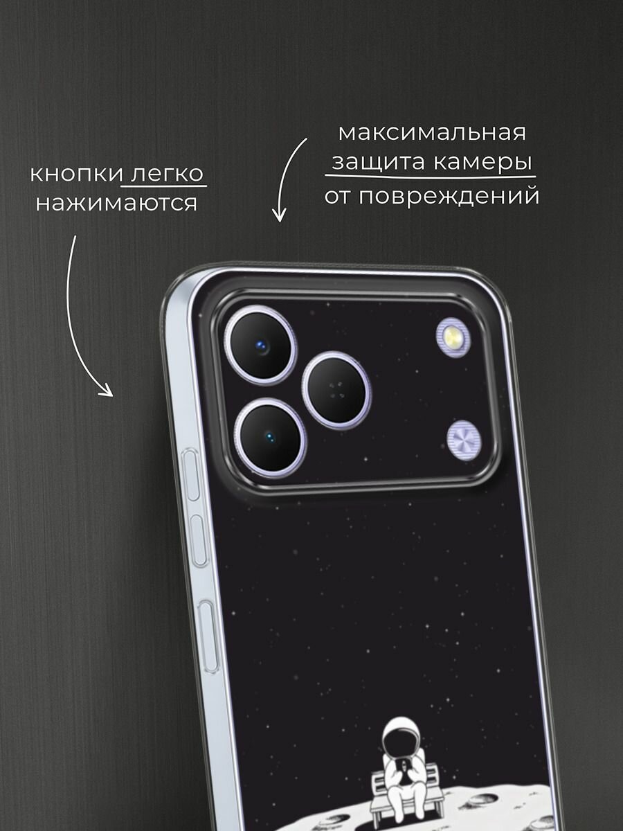 Чехол на Tecno Spark 50 / Текно Спарк 50 с принтом Важные дела — фото 1
