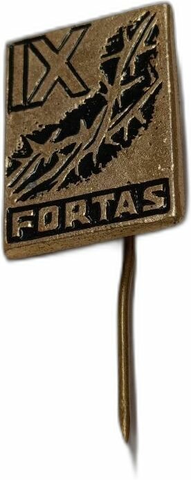 Значок "IX Fortas" — фото 1