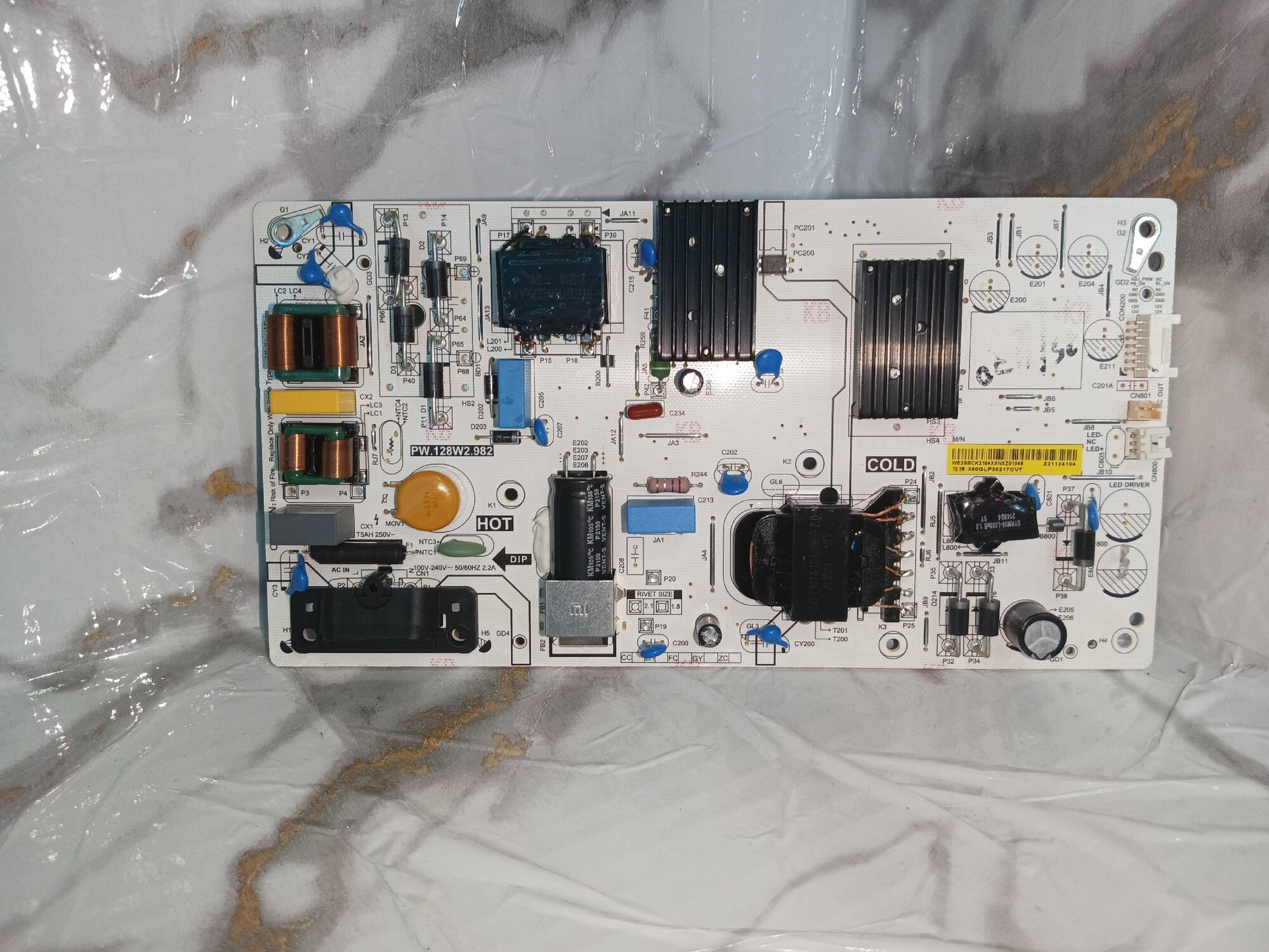 Блок питания PW.128W2.982 для телевизора XIAOMI