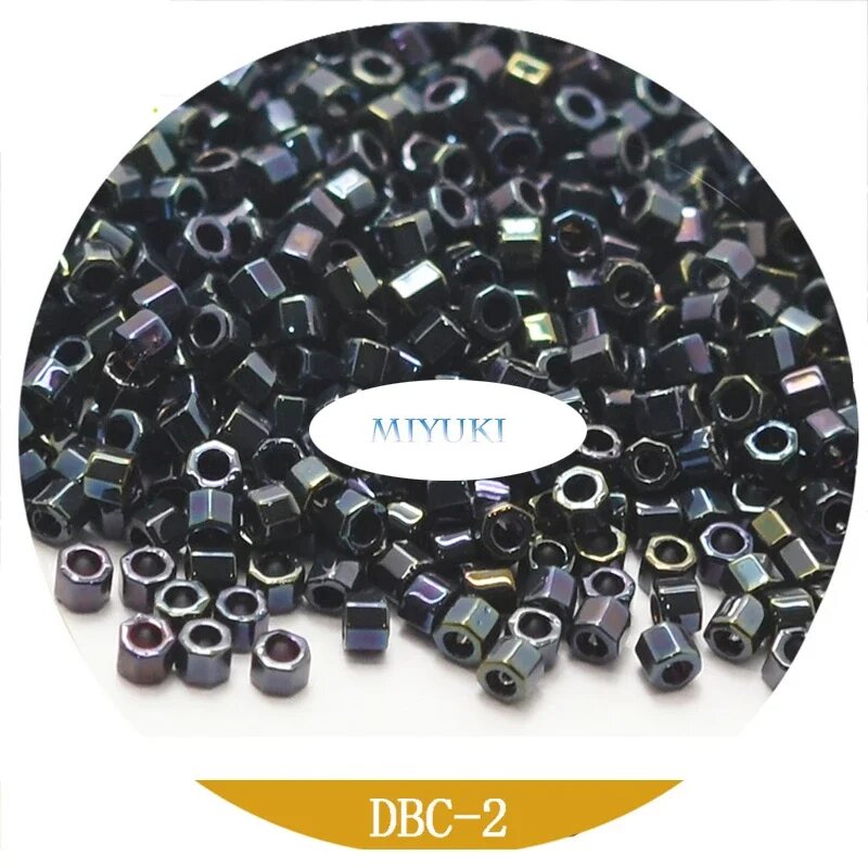 Miyuki Dbc11/0 металлические бусины 1,6 мм, 20 цветов, 5 г DBC-2