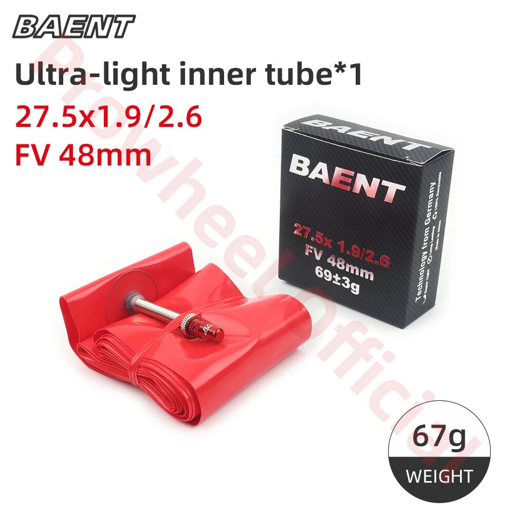 BAENT трубка велосипедная 27.5x1.9 FV 48mm
