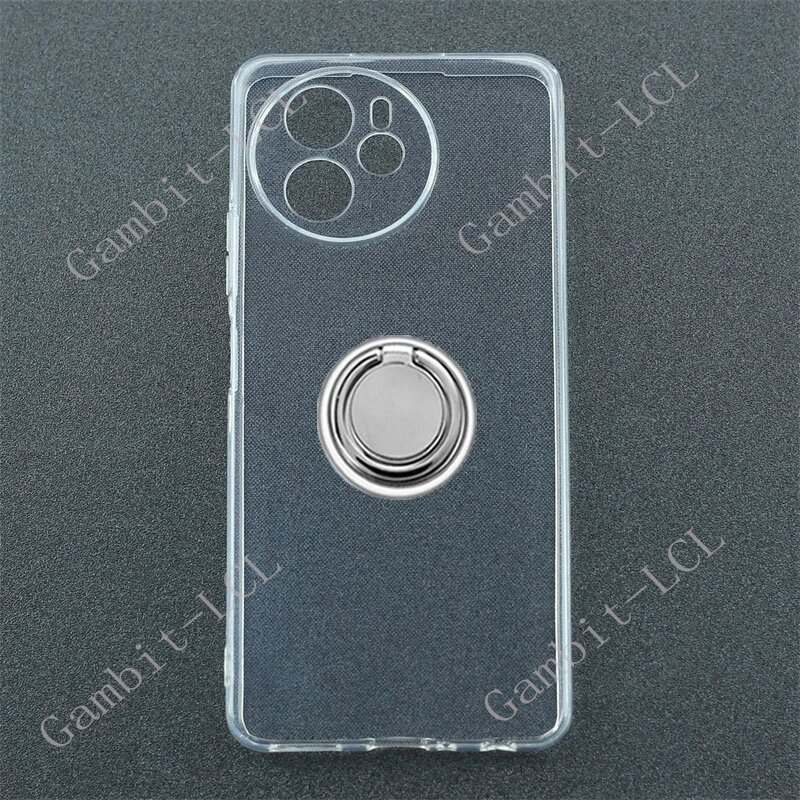 Силиконовый чехол Ring Case Clear для Blackview Shark 8