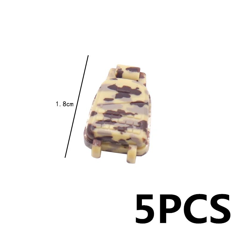Строительные блоки солдаты, BS283-A-5PCS