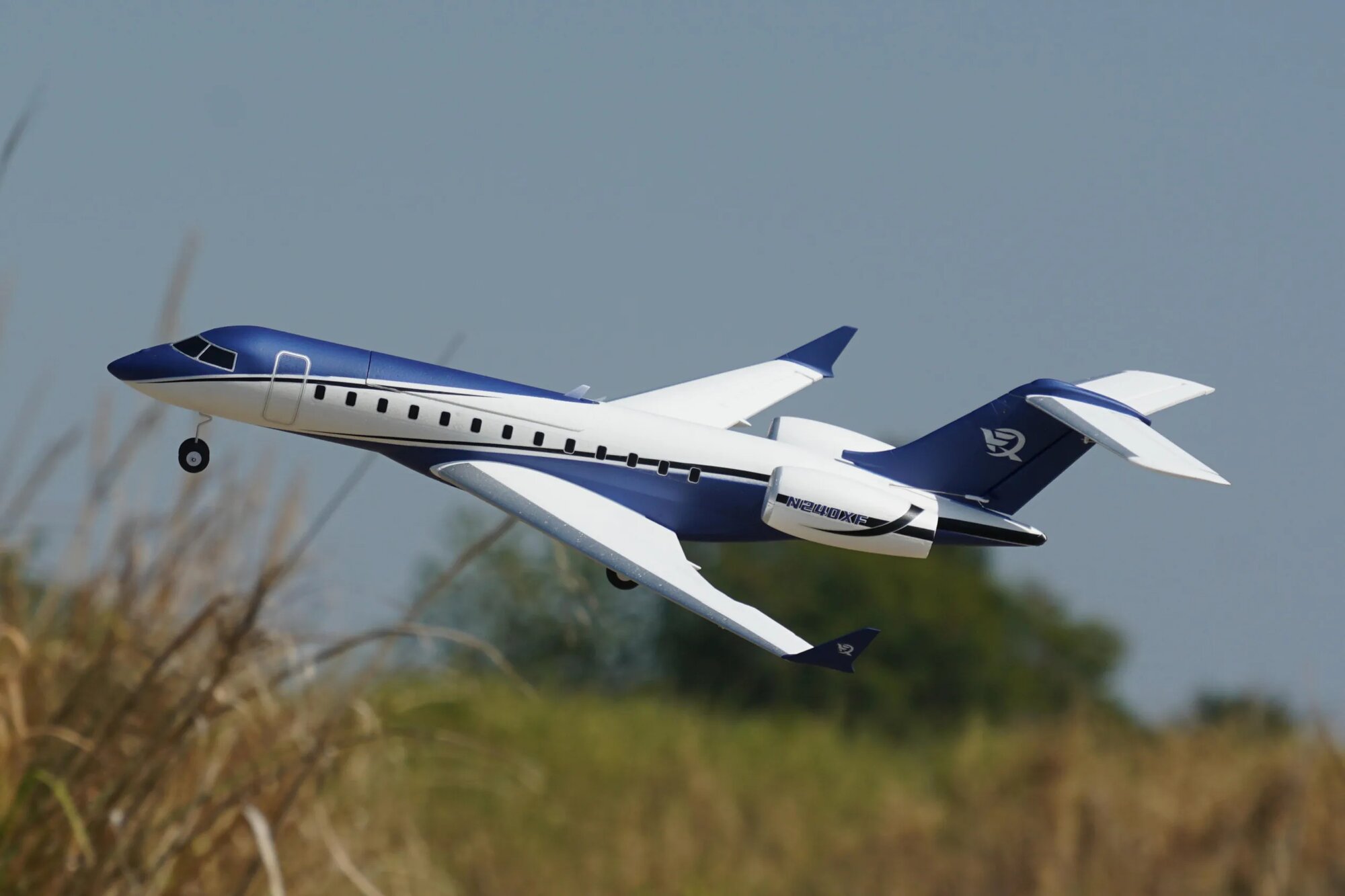 Радиоуправляемый самолет Xfly Swift Double, темно-синий