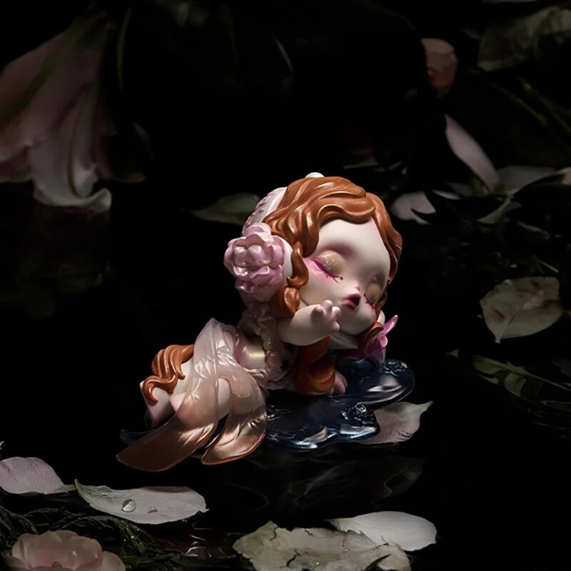 POP MART SKULLPANDA Лепестки в четырех актах Mystery Box Submerged Wreath