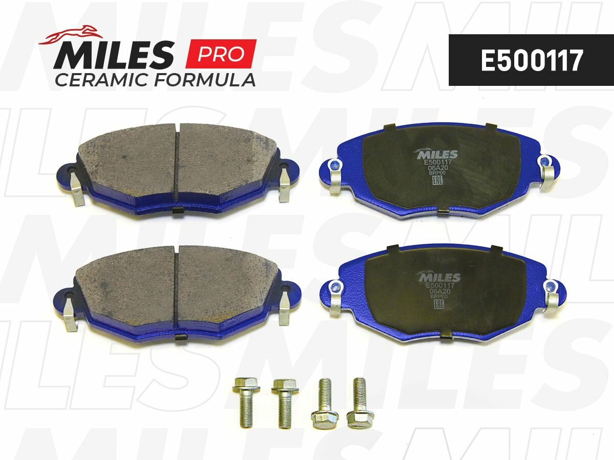 MILES Колодки тормозные передние (Смесь CERAMIC серия PRO) FORD MONDEO 0007/JAGUAR X-TYPE 01 (TRW GDB1434) E500117