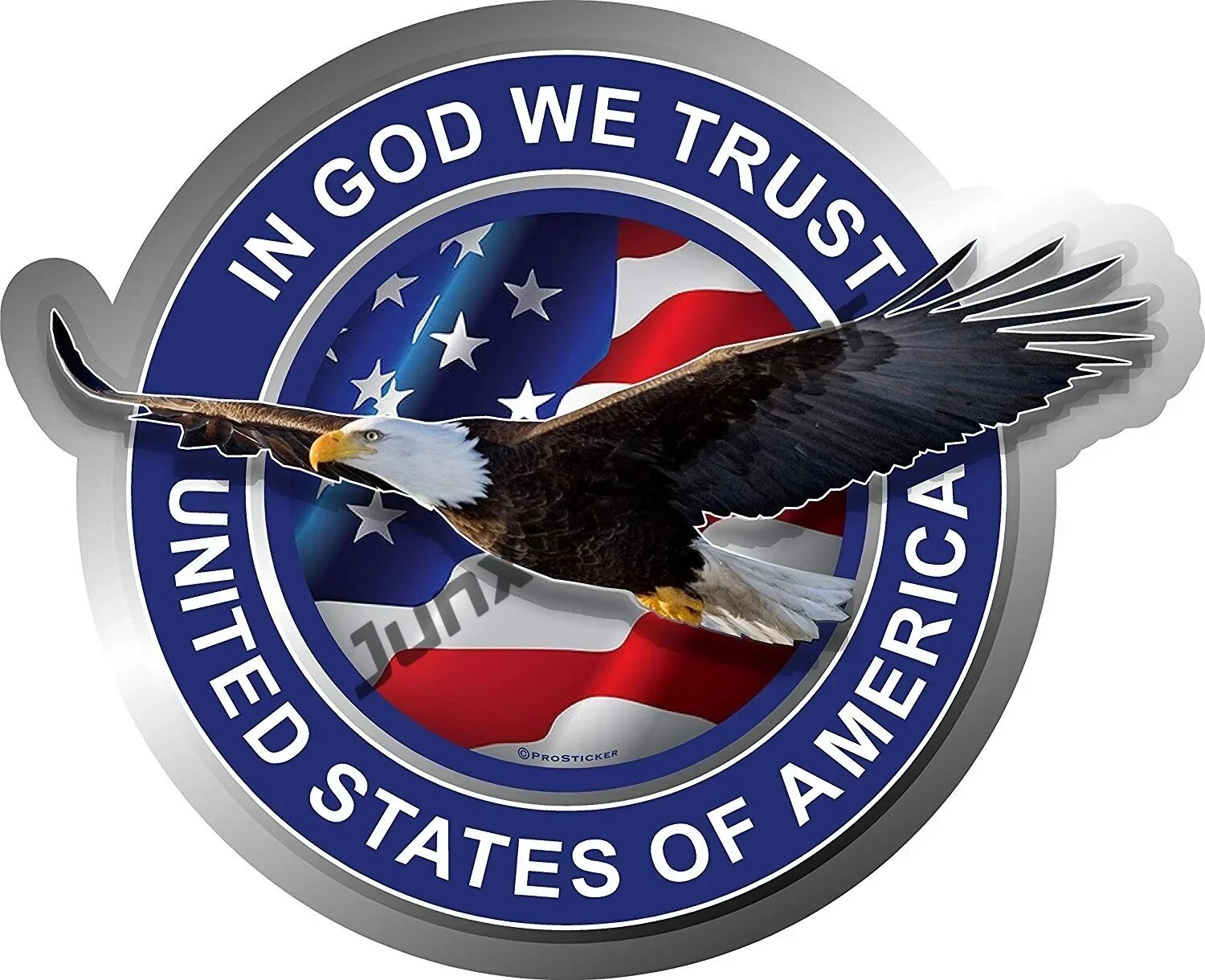 Американский флаг Орел наклейка самоклеящаяся аниме наклейка аксессуары America Eagle 8, 10cm