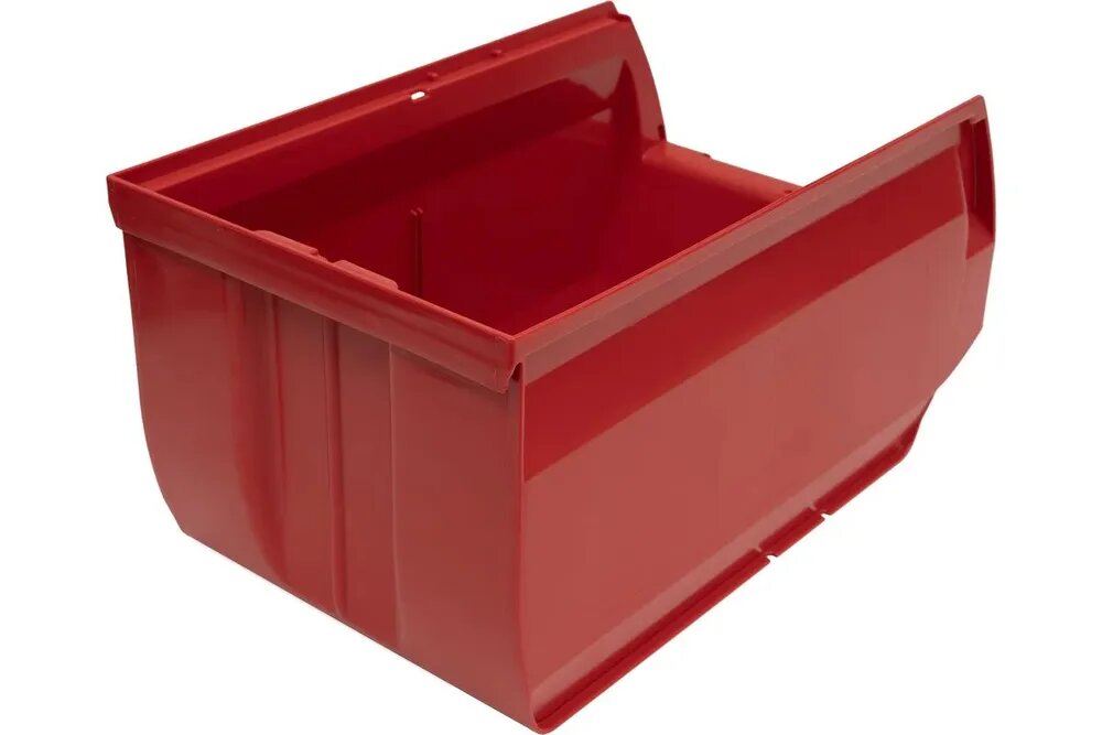 Лоток для метизов 400x230x200 мм, полипропилен, красный, надежный