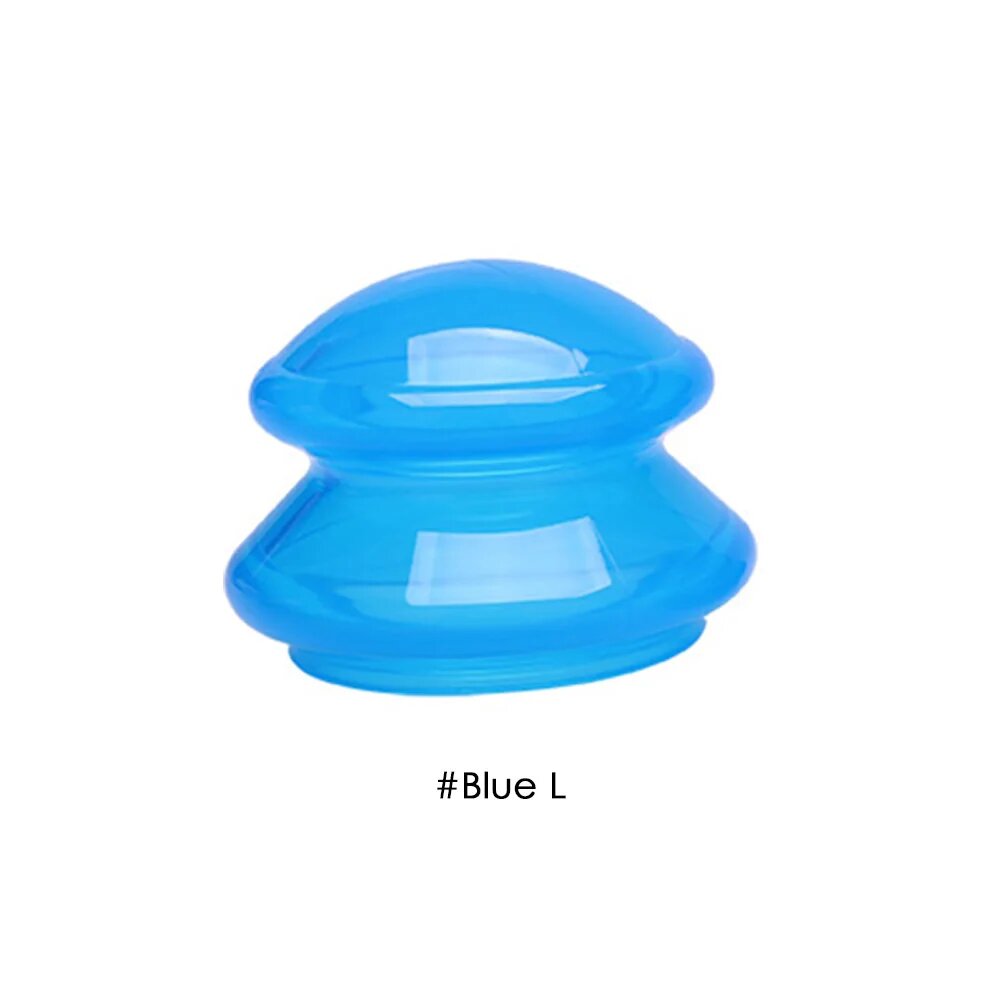 Силиконовые банки для массажа JaneDream Blue L