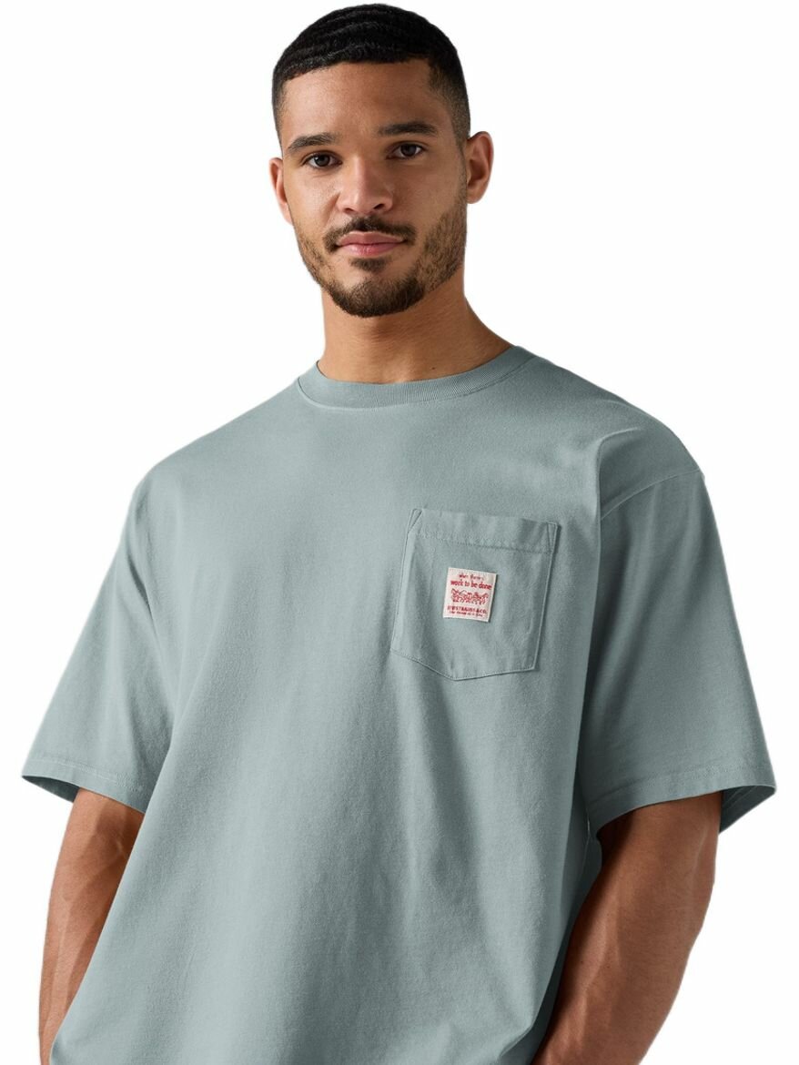 Футболка Levi's Men Workwear Tee, размер S, бежевый — фото 1