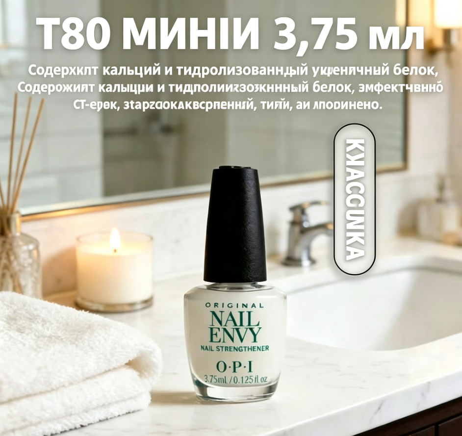 Набор для укрепления и роста ногтей OPI T80 + DL сыворотка, 3,75 мл + 5 мл